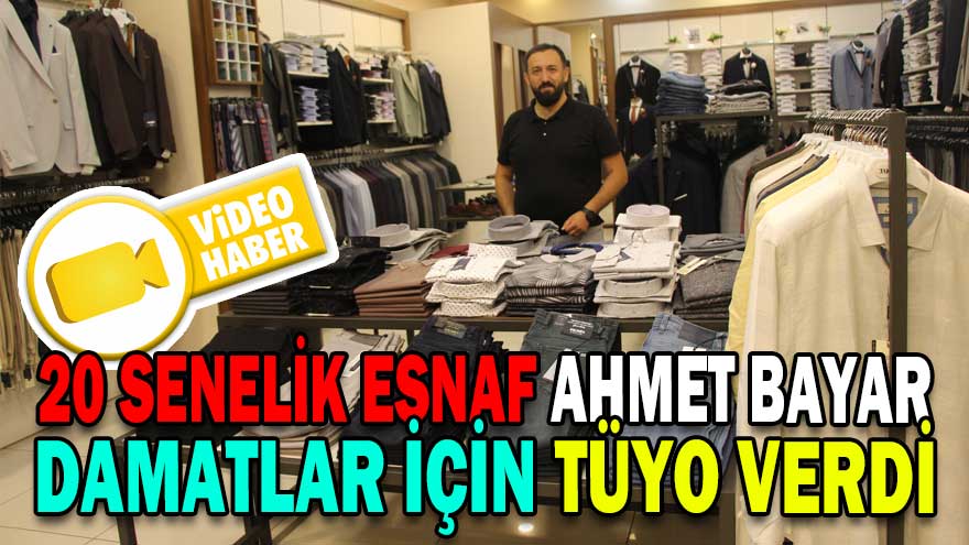 20 SENELİK ESNAF AHMET BAYAR DAMATLAR İÇİN TÜYO VERDİ - Köroğlu ...